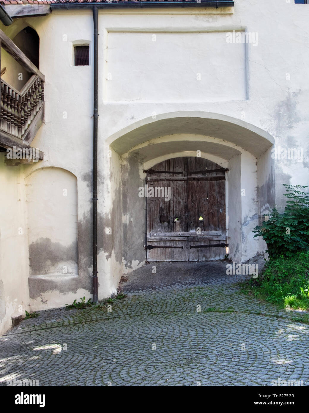Hohes Schloss, High castle Palace exterior old door - Füssen Town ...