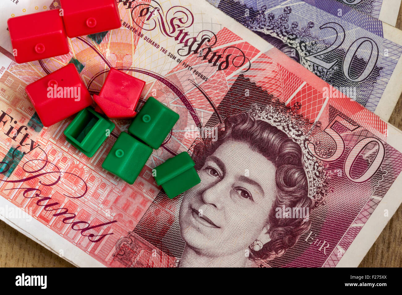 Miniature houses green red hi-res stock photography and images - Alamy