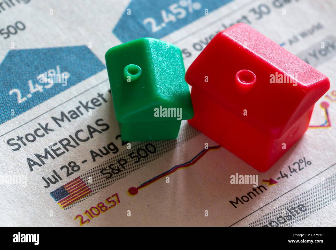 Monopoly Houses And Property And Rent High Resolution Stock Photography ...