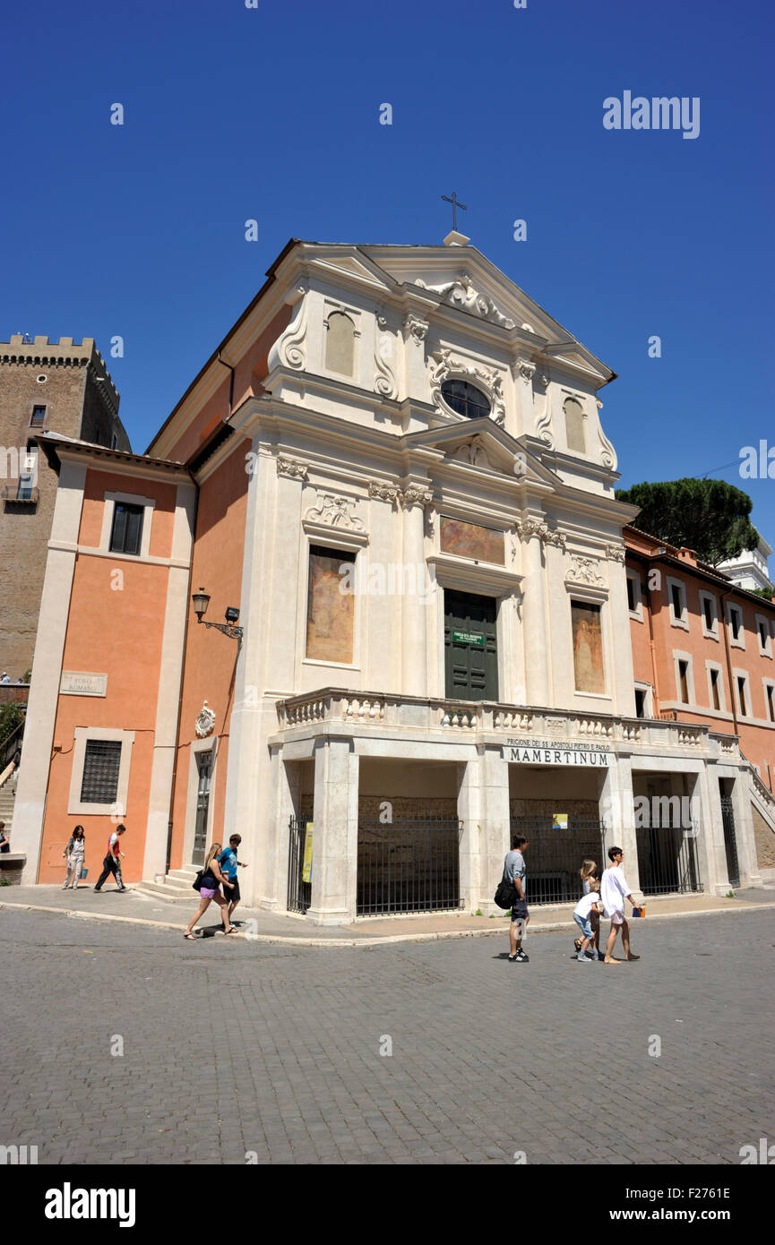 Mamertine prison hi-res stock photography and images - Alamy