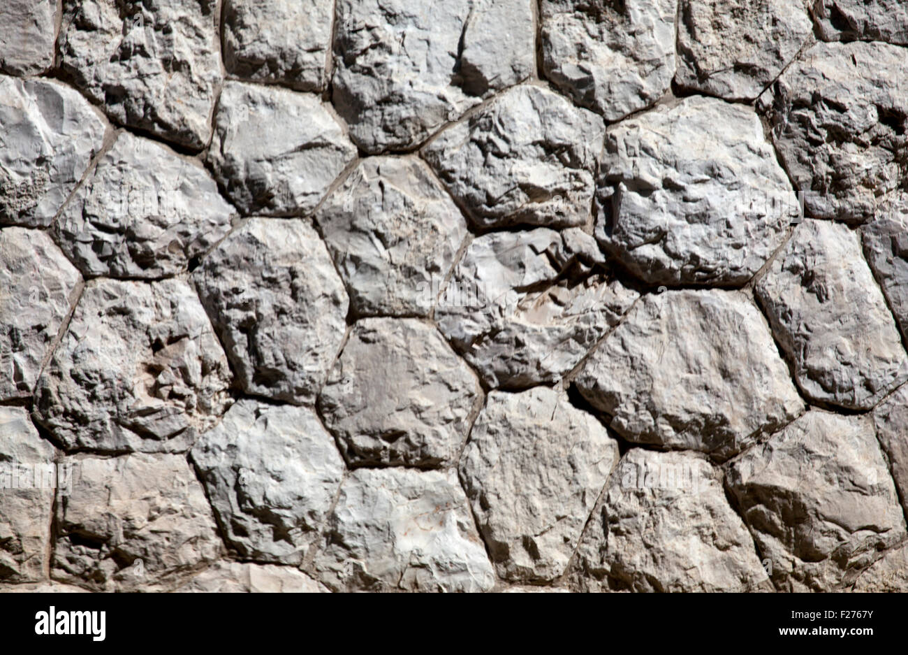 View of new Wall Bricks Stock Photo - Alamy