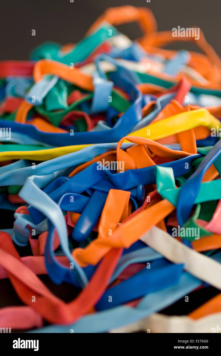 A lot of Toy ballons deflated Stock Photo - Alamy