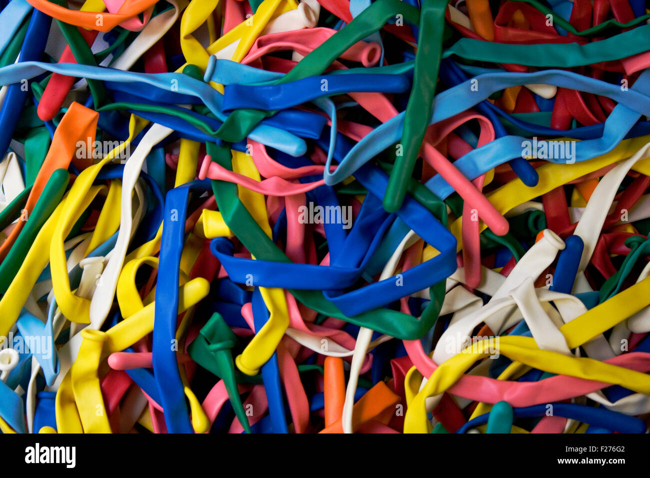 A lot of toy ballons deflated Stock Photo - Alamy