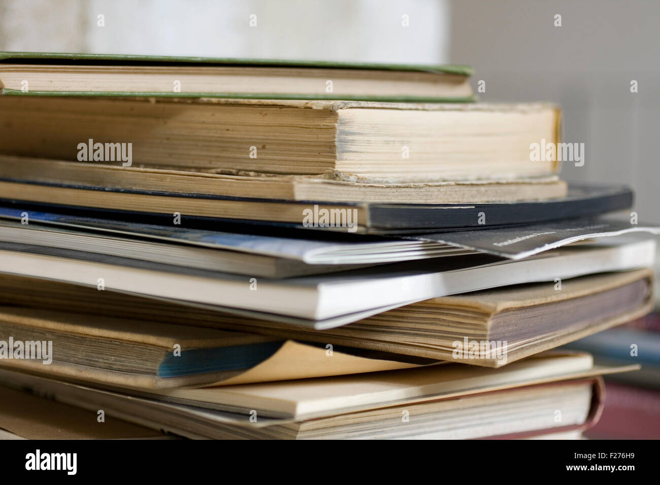 A lot of various Books Stock Photo - Alamy