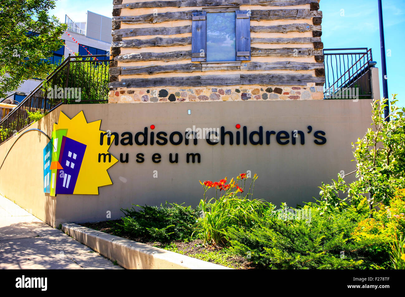 The Children's Museum building in downtown Madison Wisconsin Stock ...