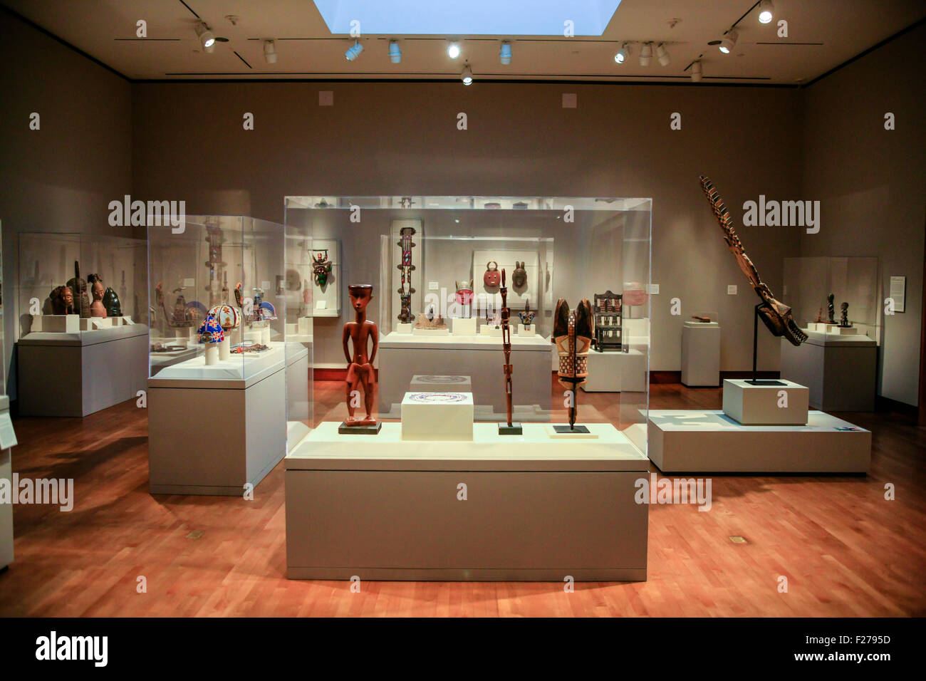 Exhibits inside the Chazen Museum of Art in Madison Wisconsin Stock ...