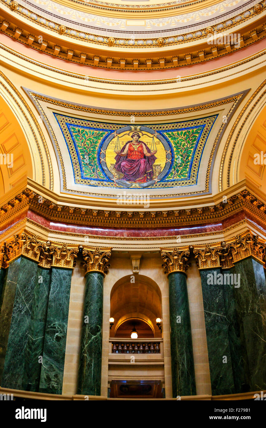 Interior of wisconsin capitol building hi-res stock photography and ...