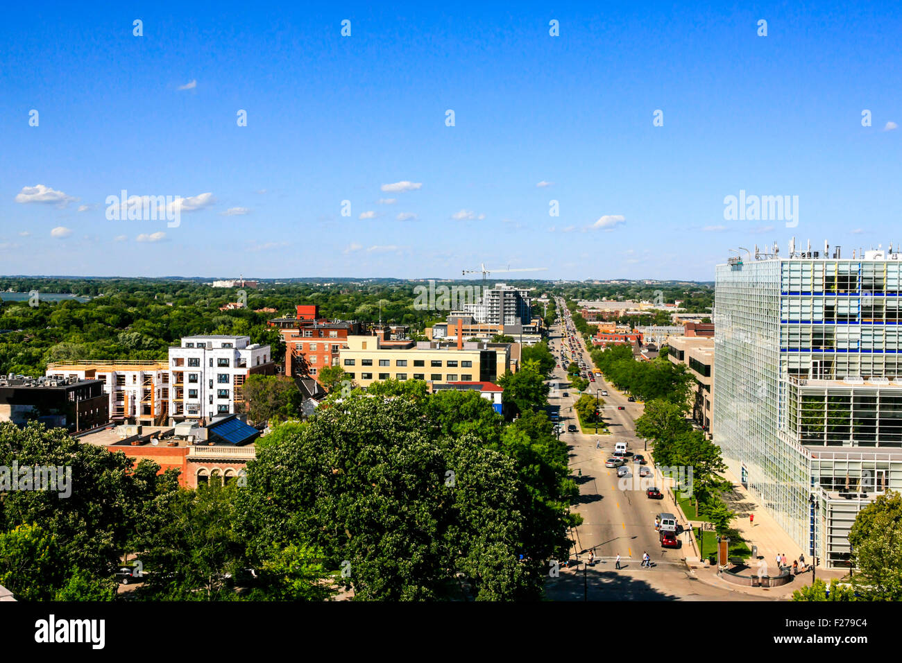 Madison wisconsin aerial hi-res stock photography and images - Alamy