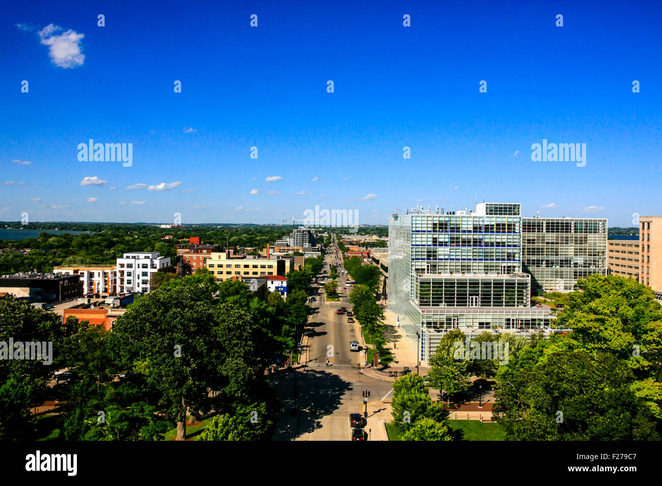 Madison wisconsin aerial hi-res stock photography and images - Alamy