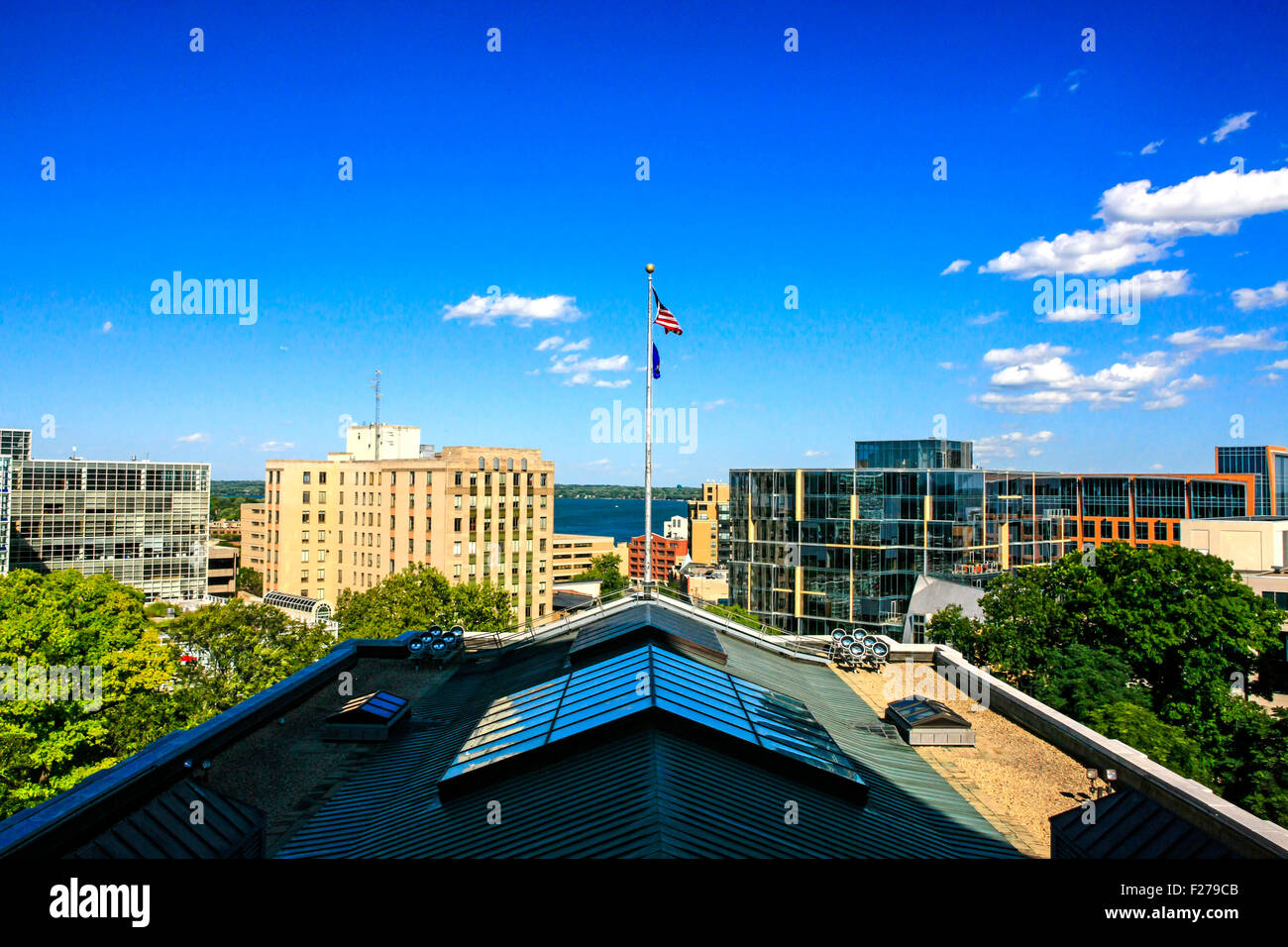 Madison aerial hi-res stock photography and images - Alamy