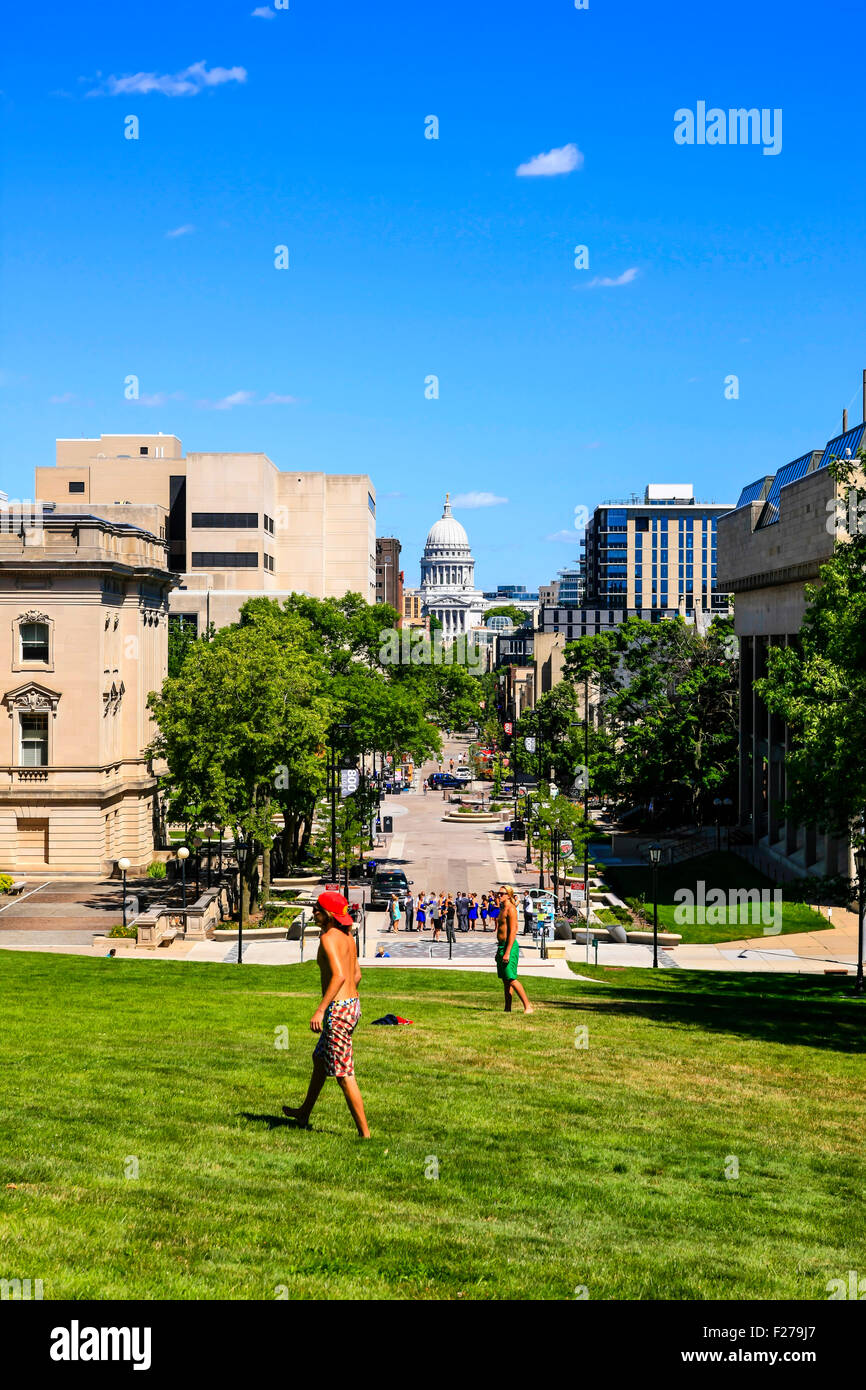 Bascom hill hi-res stock photography and images - Alamy