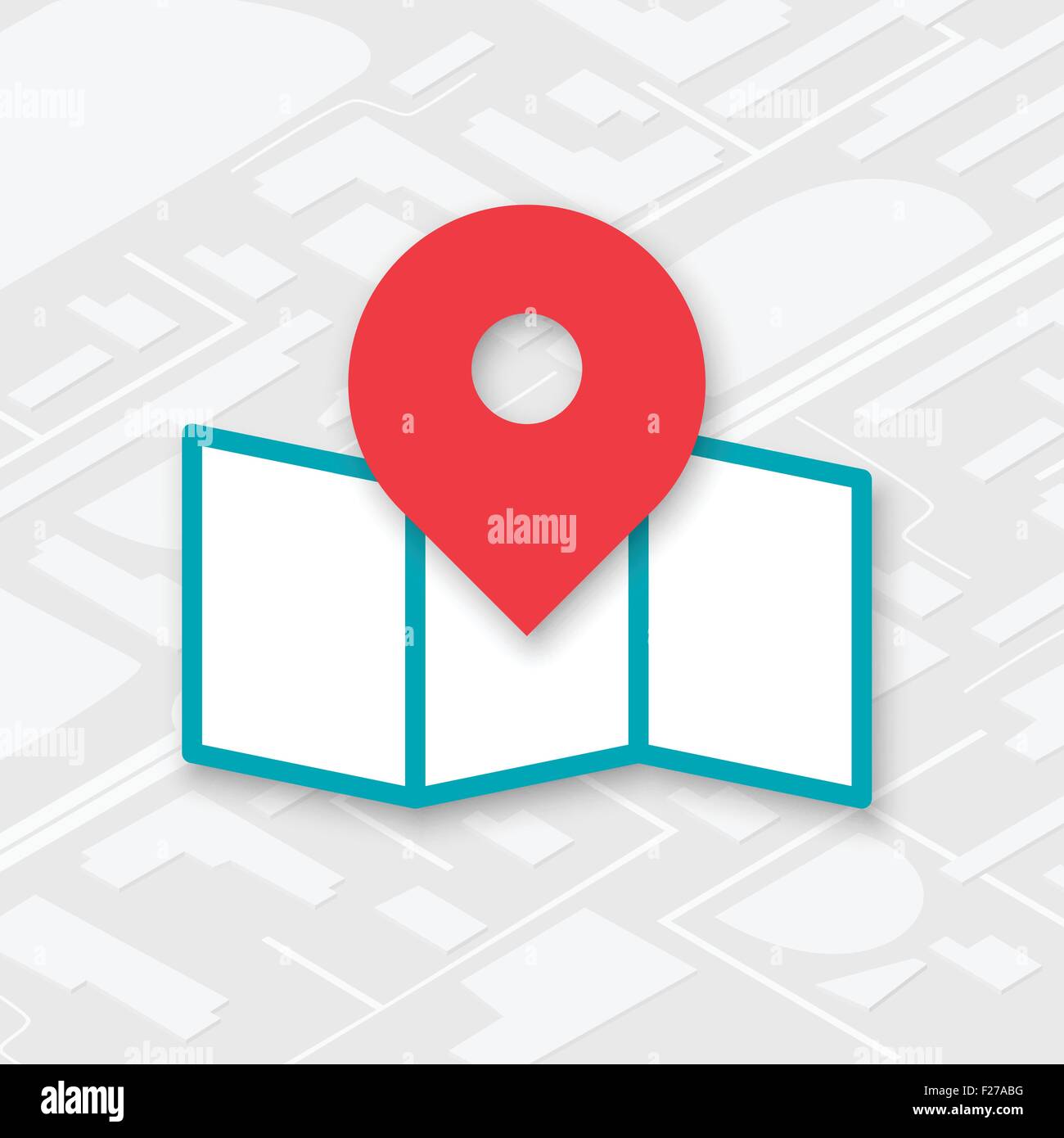 Red land town Stock Vector Images - Alamy