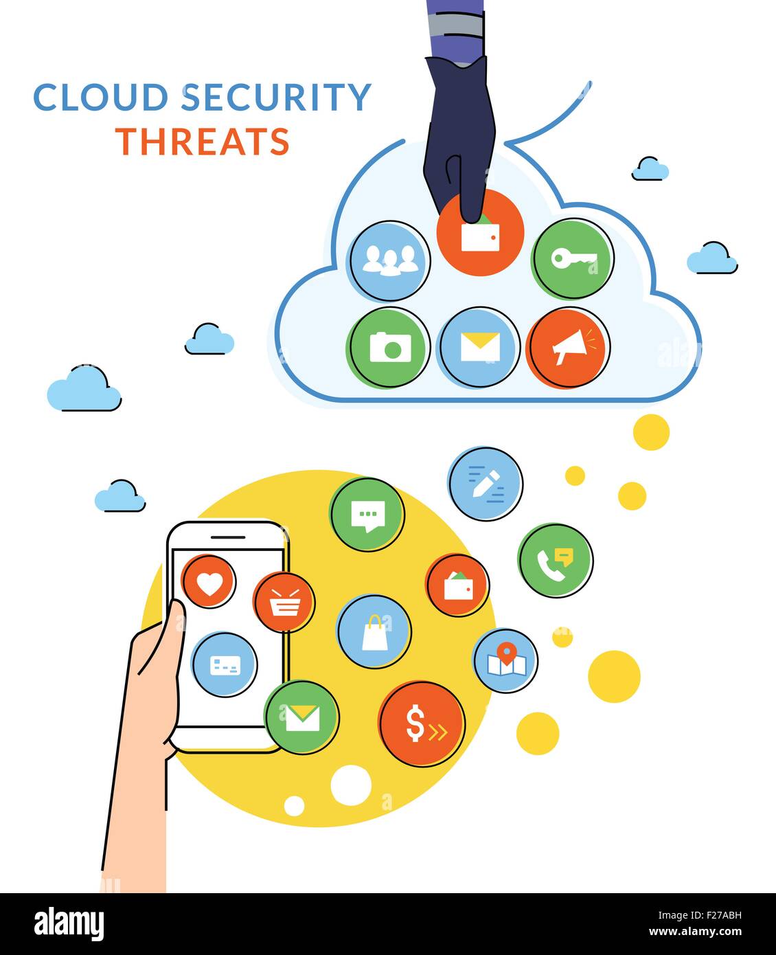 Hacking network Stock Vector Images - Alamy