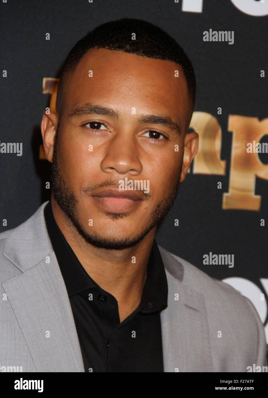 Sept. 12, 2015 - New York, New York, U.S. - Actor TRAI BYERS attends the 'Empire' Season Two New ...