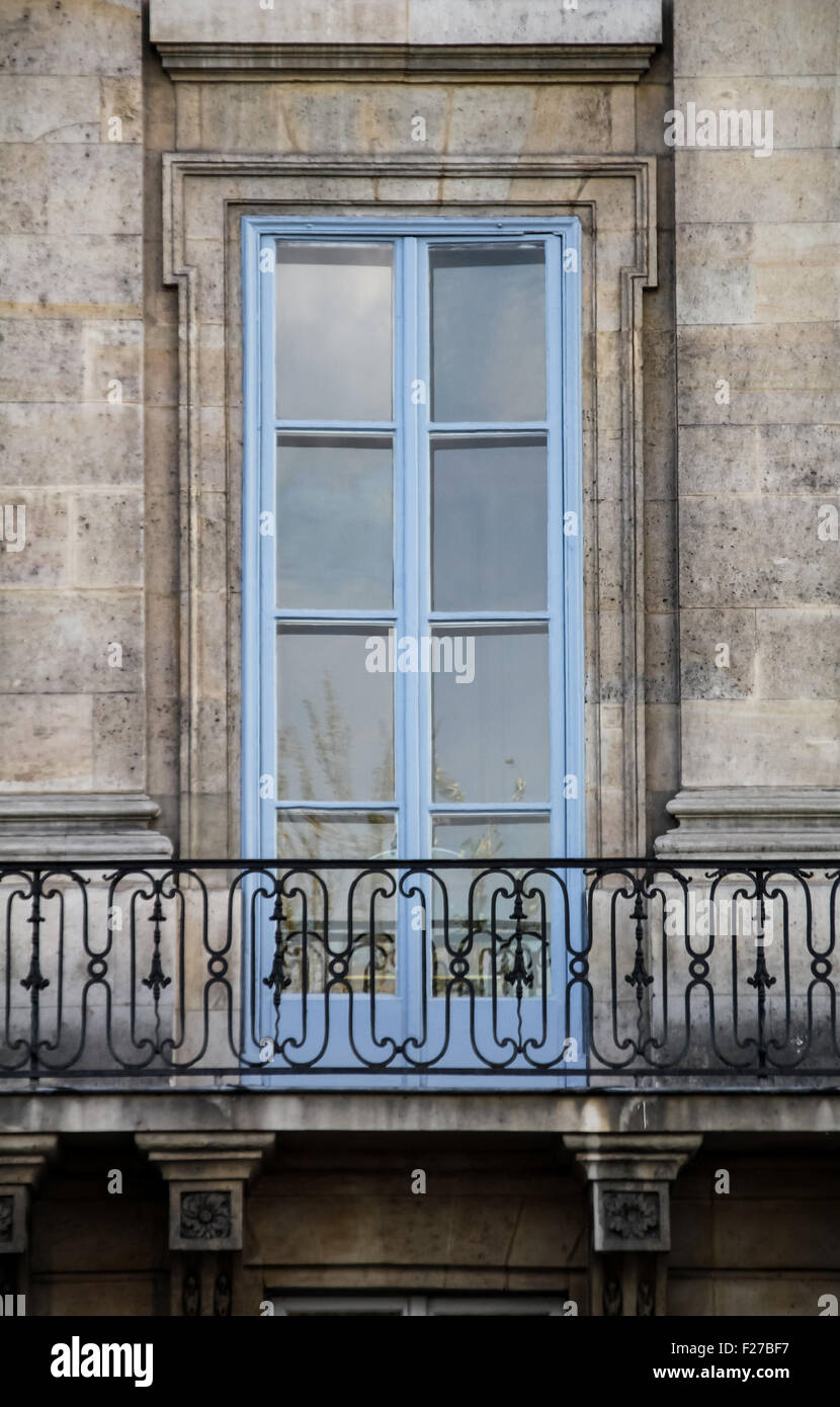 Traditional window from Paris, France Stock Photo - Alamy