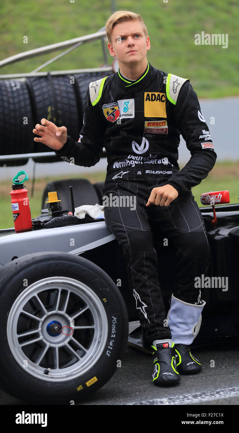 Oschersleben, Germany. 13th Sep, 2015. German race driver Mick ...