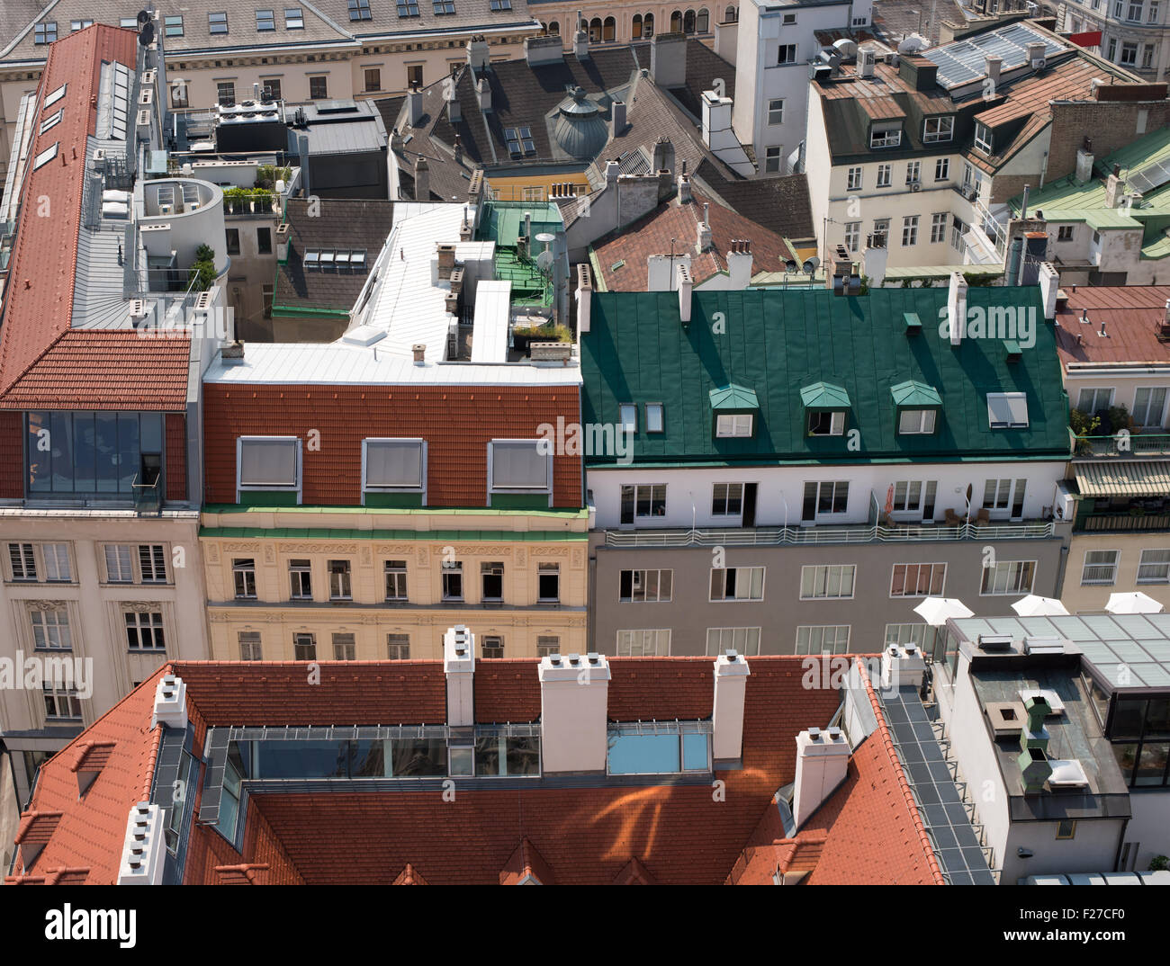 Top view of houses Stock Photo - Alamy