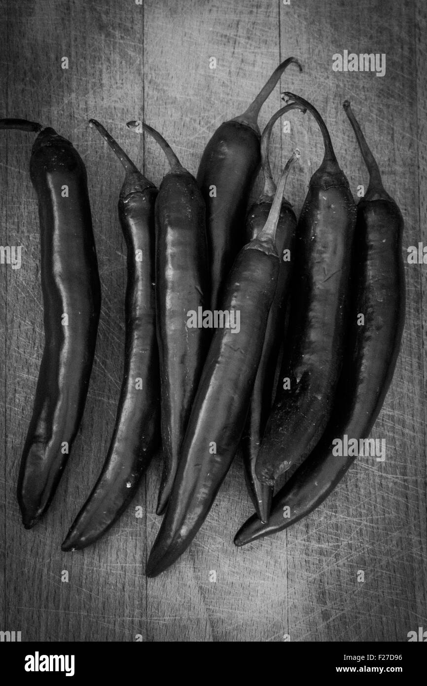 Chilli's Black and White Stock Photos & Images - Alamy
