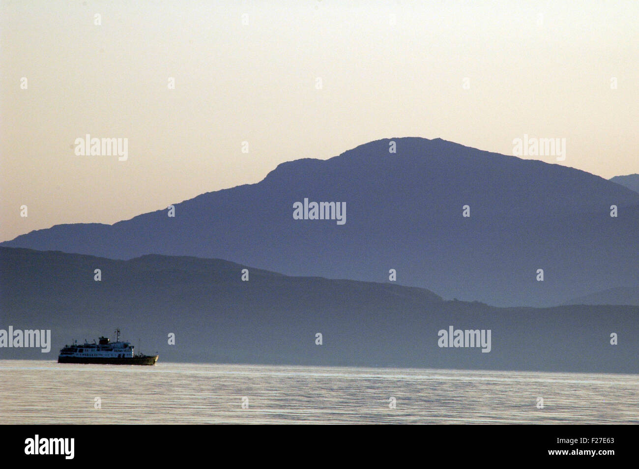 Firth of Lorn, Western Isles Scotland Stock Photo - Alamy