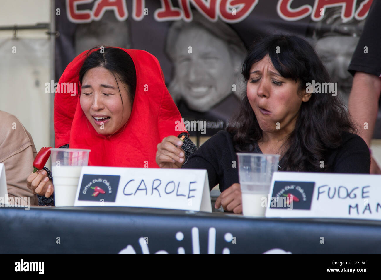 Bath, UK. 13th Sep, 2015. The annual Chilli Festival in Upton Cheyney ...