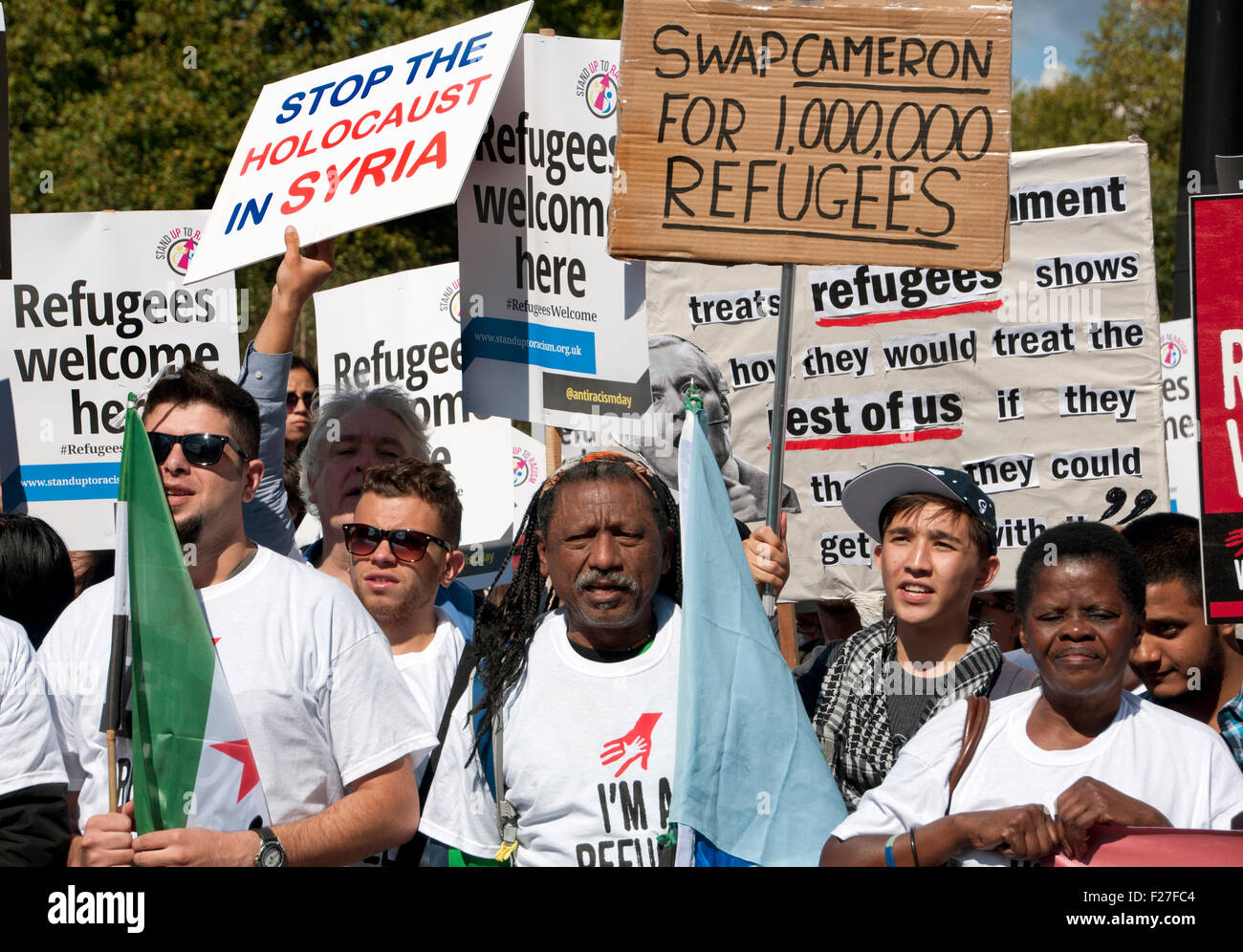 Thousands march through streets of London joining in solidarity with ...