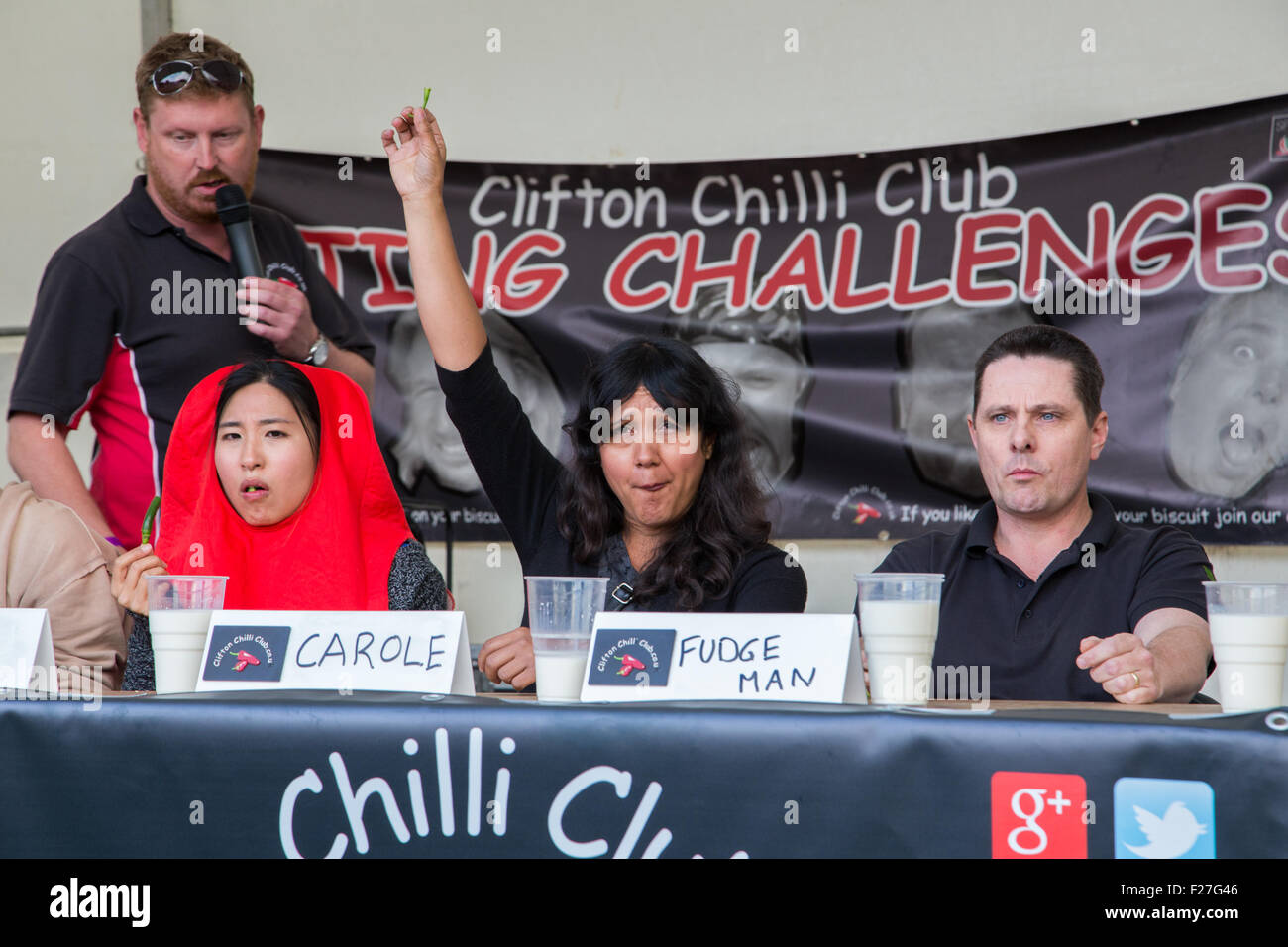 Bath, UK. 13th Sep, 2015. The annual Chilli Festival in Upton Cheyney ...