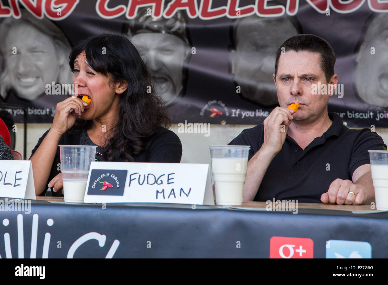 Bath, UK. 13th Sep, 2015. The annual Chilli Festival in Upton Cheyney ...