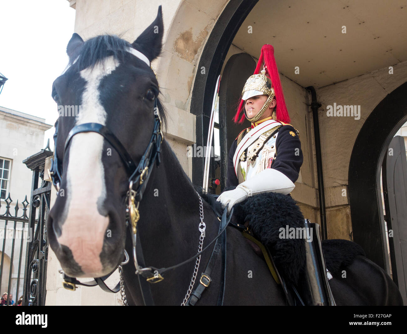 Close up household cavalry guards hi-res stock photography and images ...