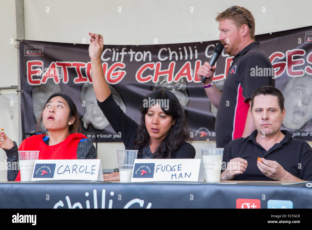 Bath, UK. 13th Sep, 2015. The annual Chilli Festival in Upton Cheyney ...