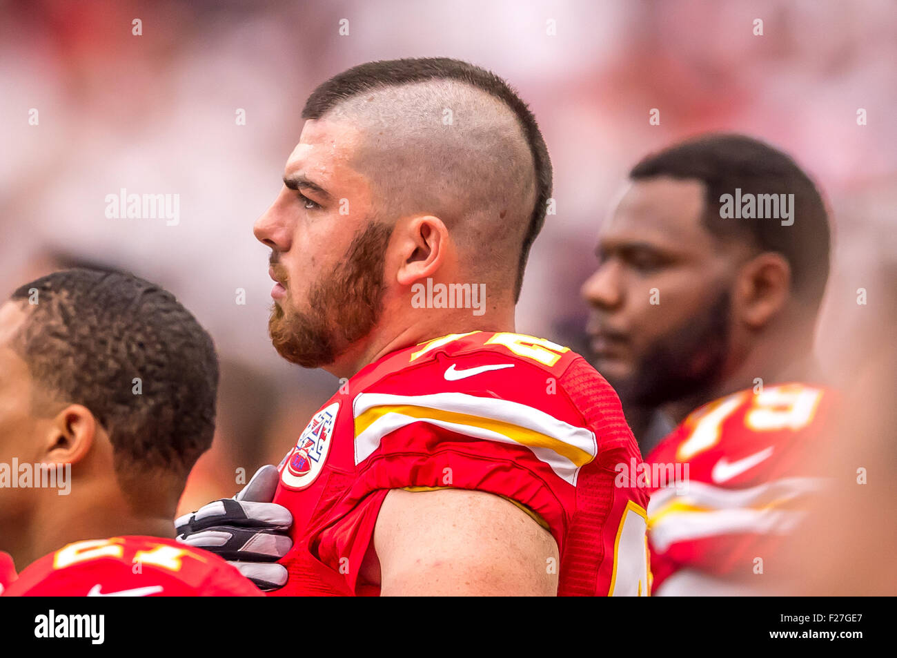 Houston, TX, USA. 13th Sep, 2015. Kansas City Chiefs tackle Eric Fisher ...