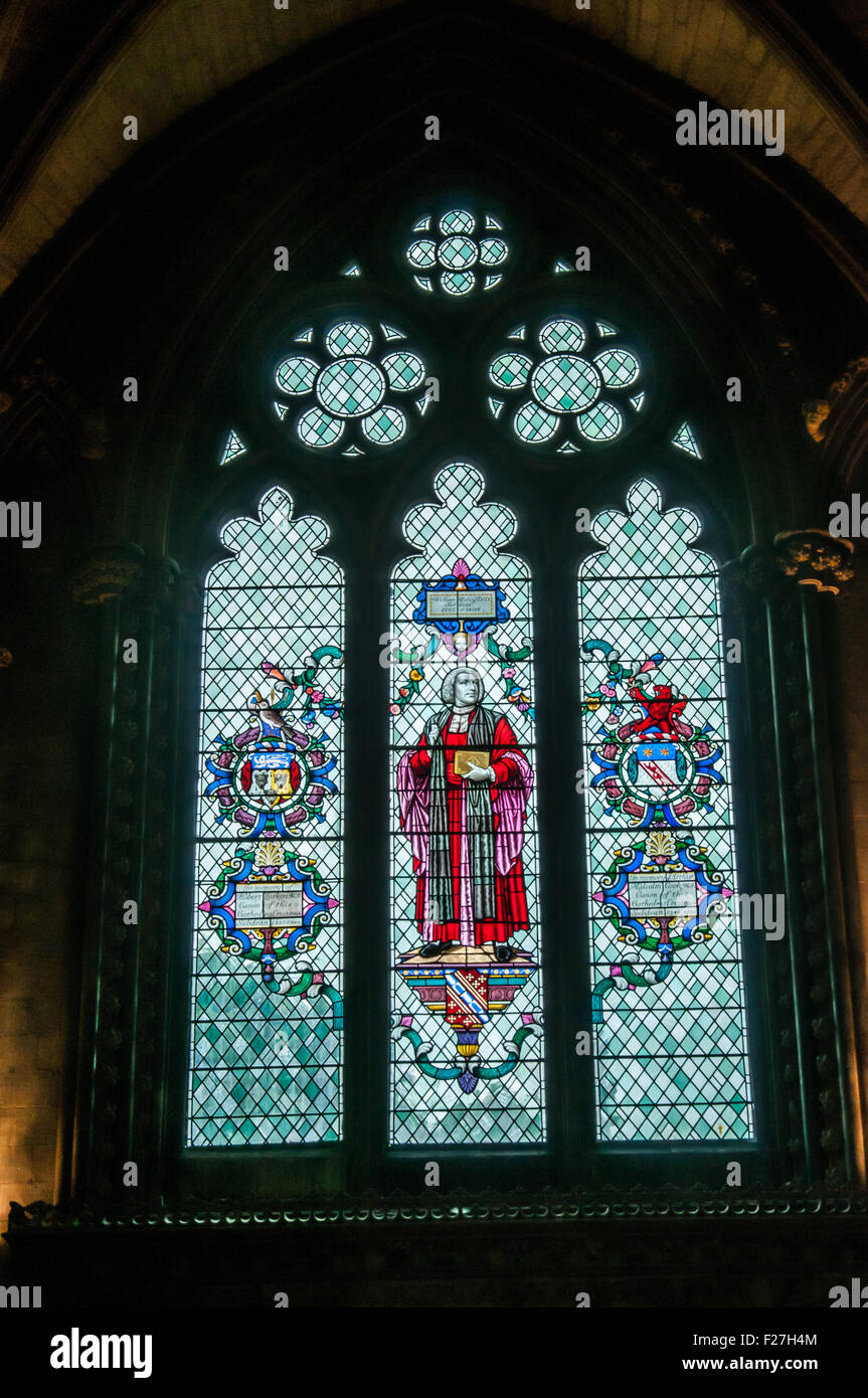 the stained glass widow north bright glass Lincoln CathedraL Lincoln ...