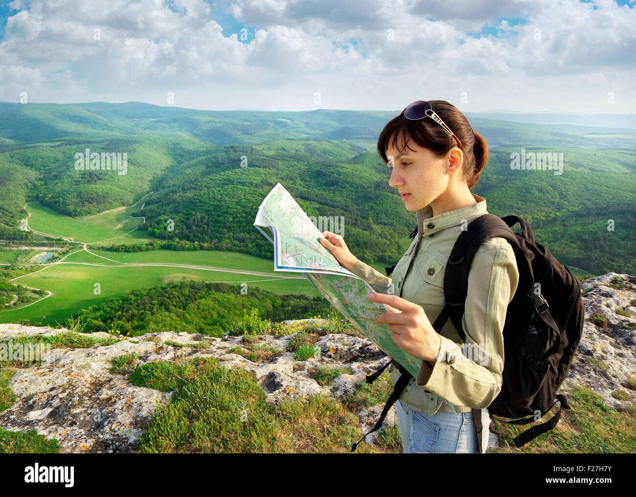 Female mountain guide hi-res stock photography and images - Alamy