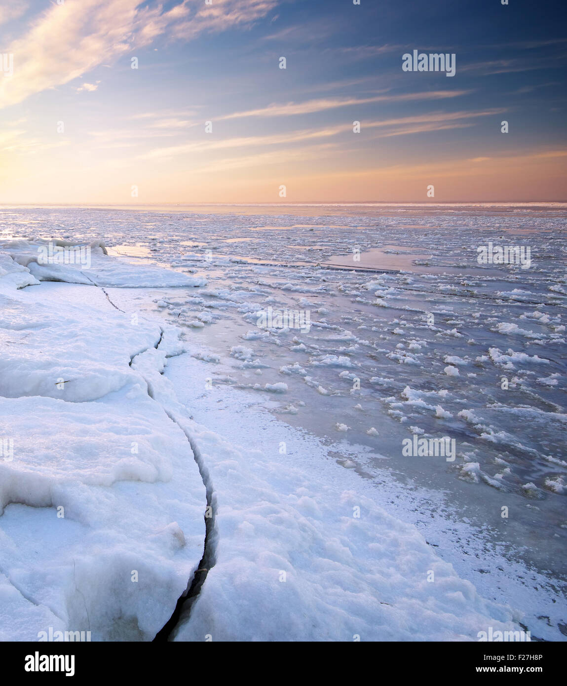 Winter landscape. Composition of nature Stock Photo - Alamy