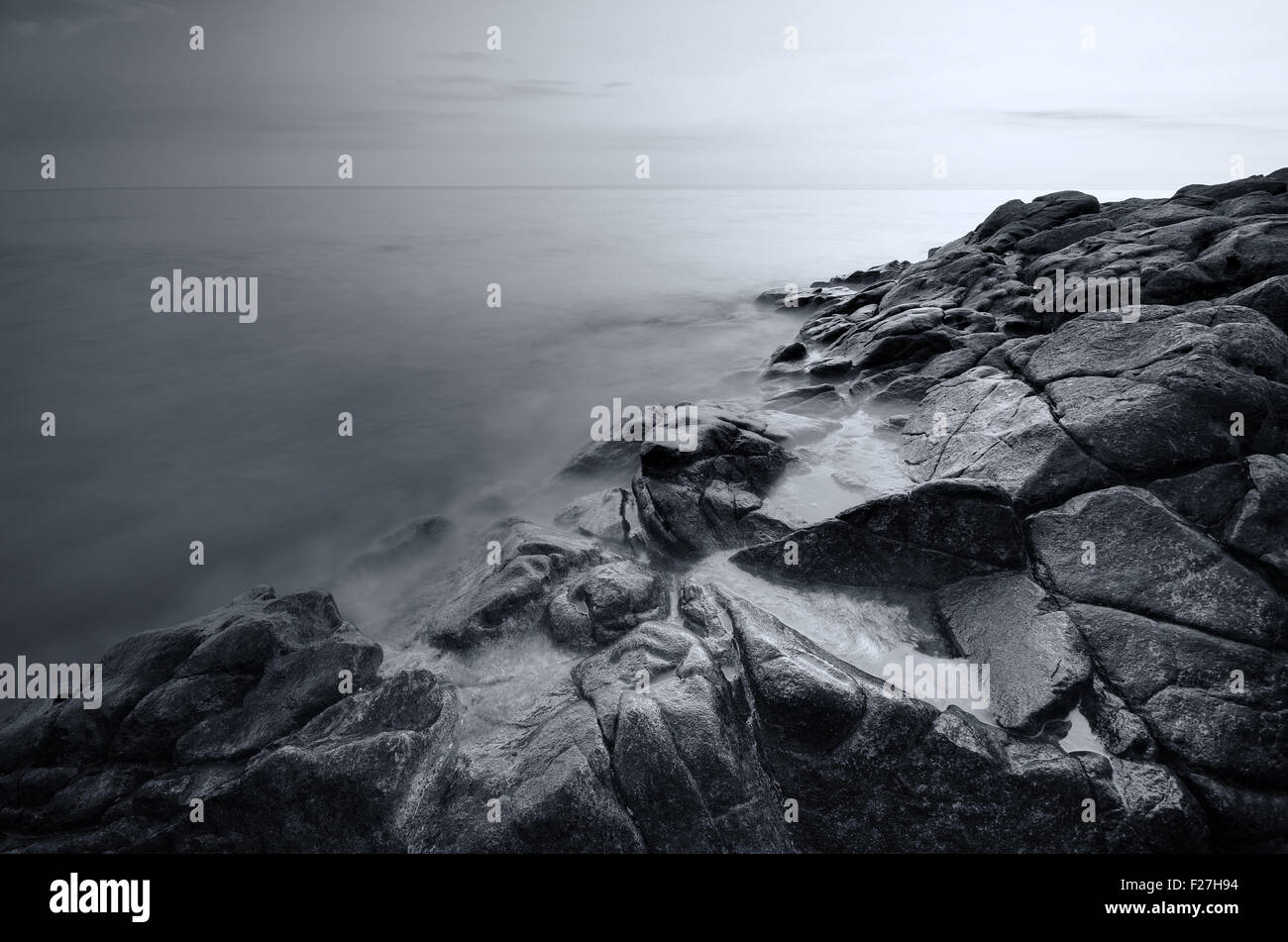 Beautiful seascape. Composition of nature Stock Photo - Alamy