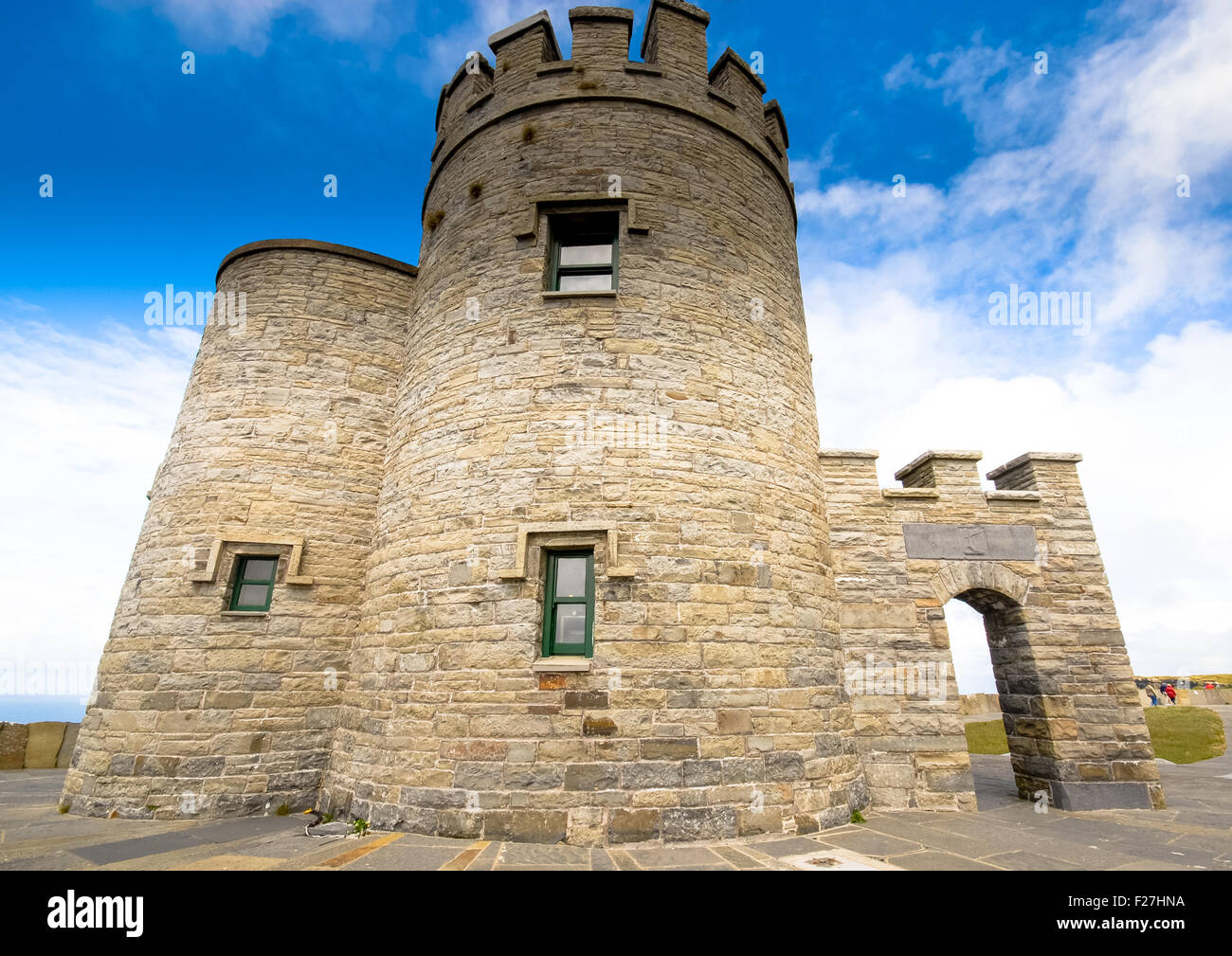 tower at cliffs of moher in ireland Stock Photo - Alamy
