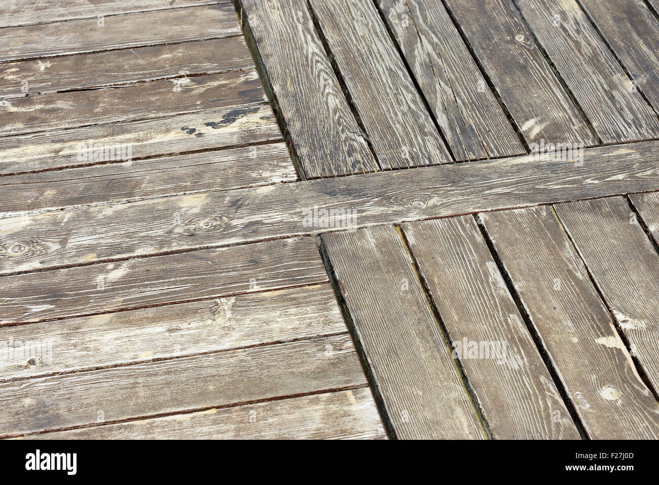 walkway made of wooden boards Stock Photo - Alamy