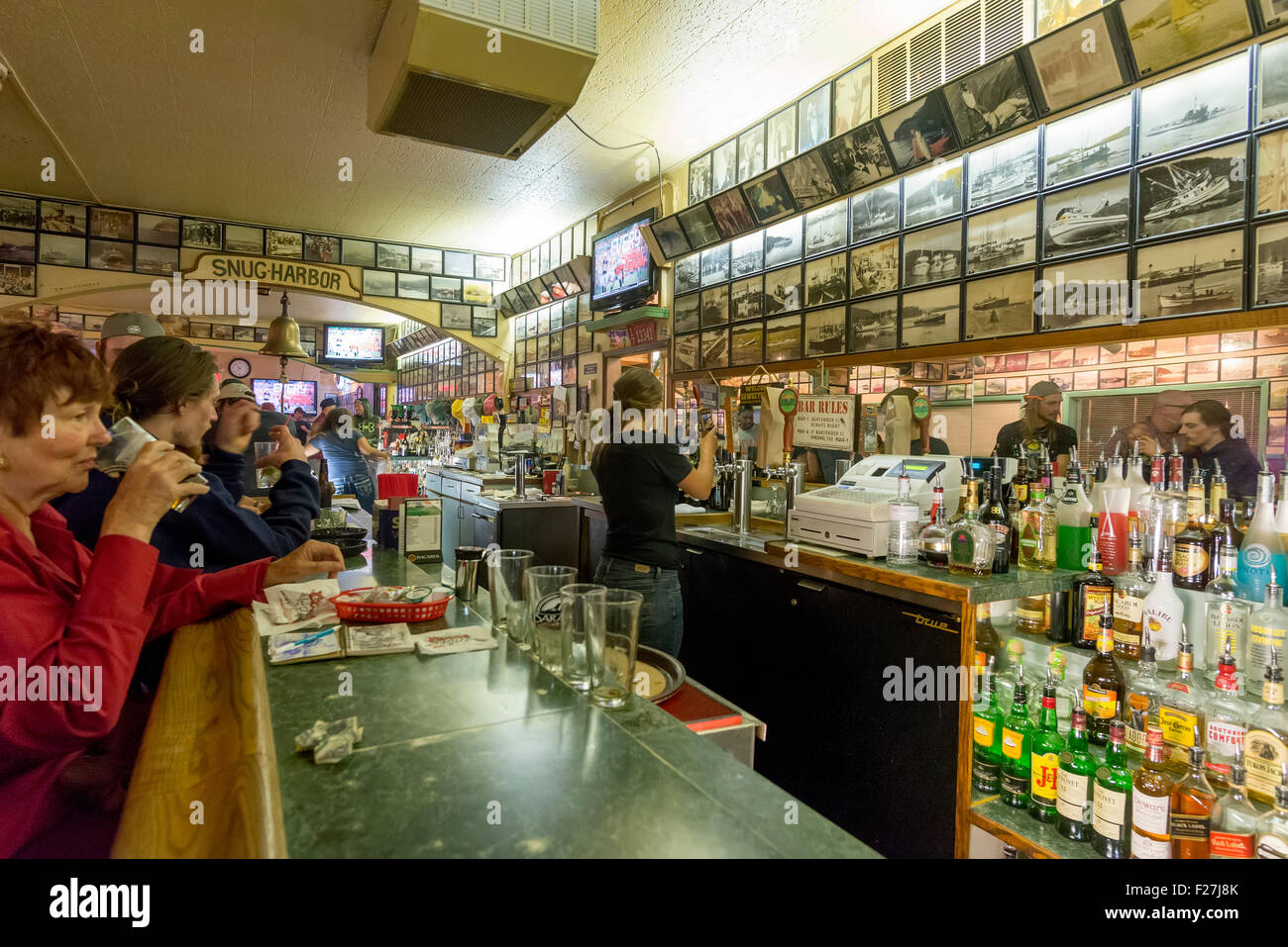 Pioneer Bar in Sitka, Alaska Stock Photo - Alamy