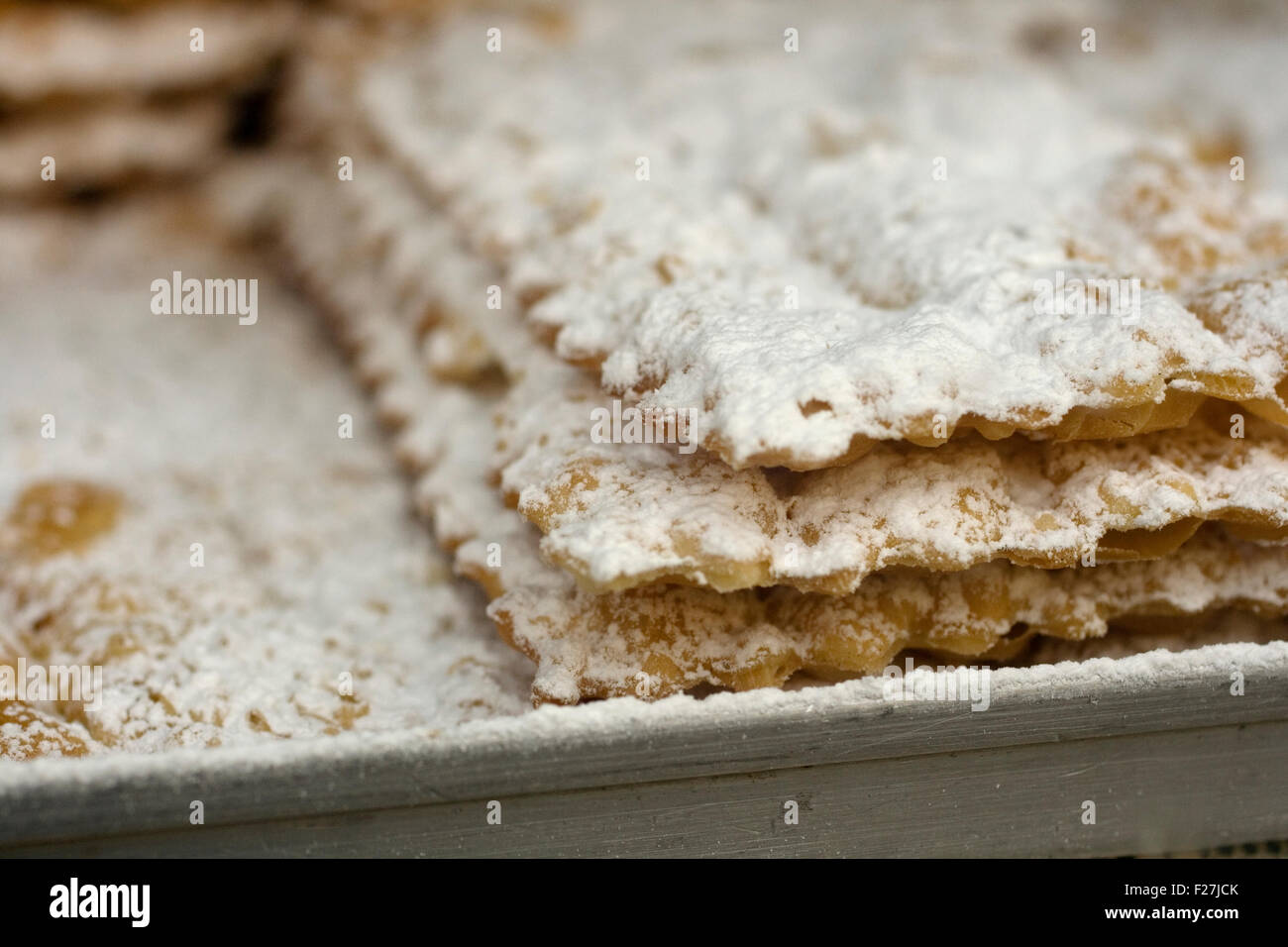 Chiacchiere, delicious Italian Carnival Cookies Stock Photo - Alamy