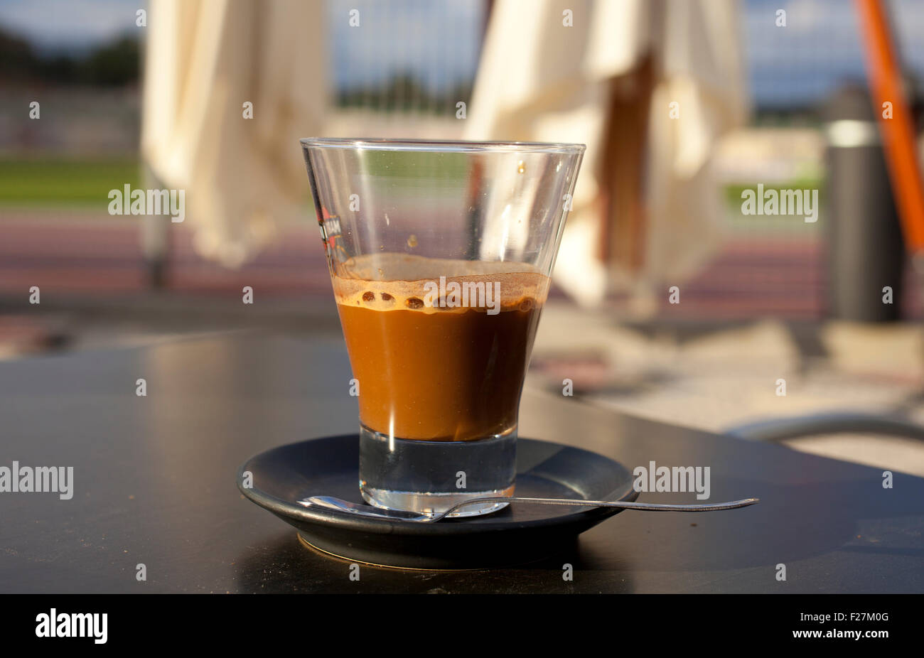 Photo of Coffee with milk Stock Photo - Alamy