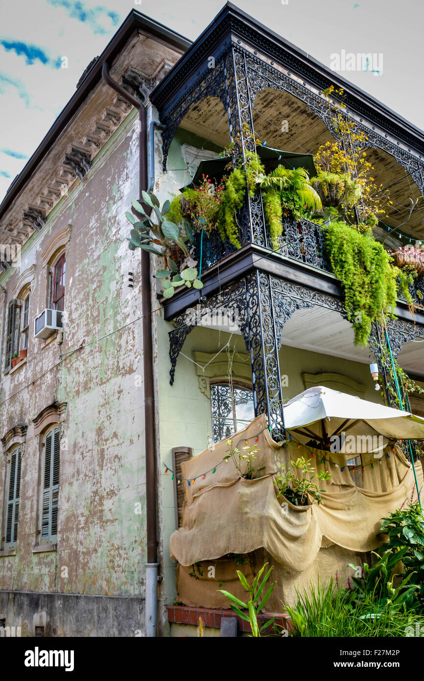 Decorative wrought iron balconies hi-res stock photography and images ...
