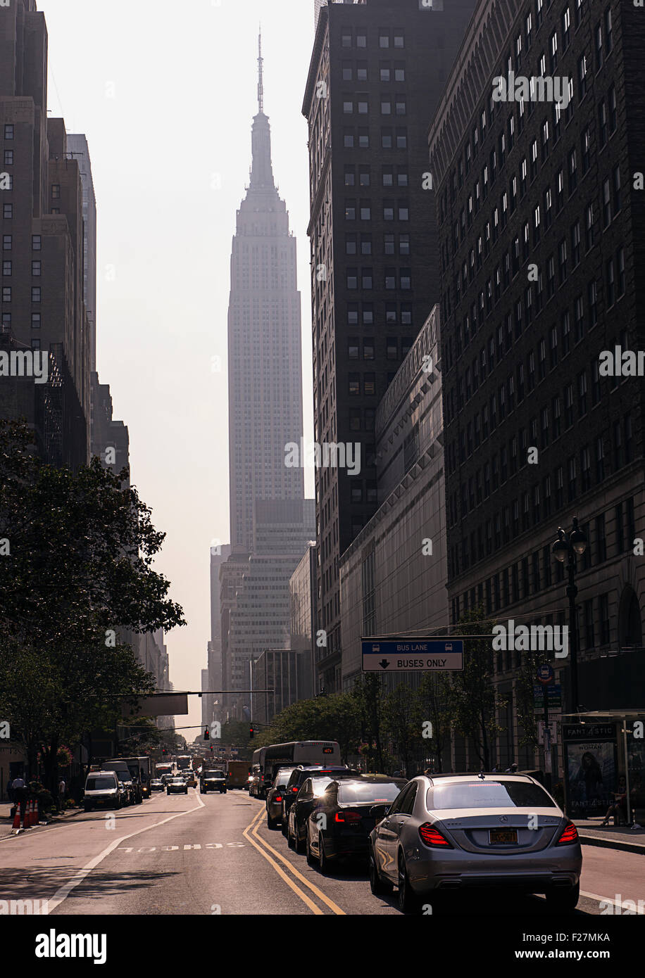 The Empire State Building from 34th Street Stock Photo - Alamy