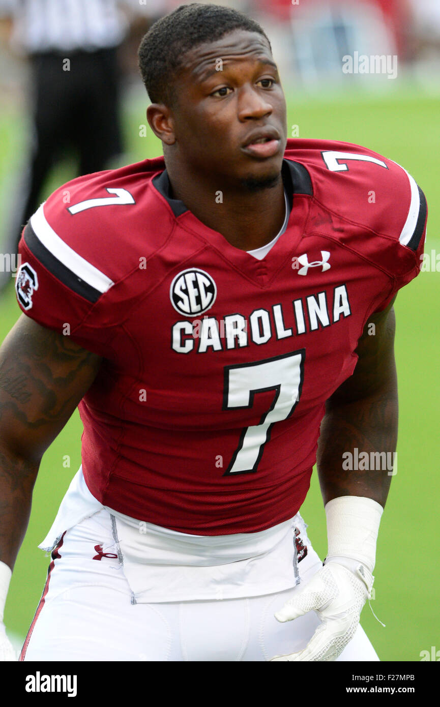 September 12 - Columbia, South Carolina, USA -.South Carolina WR Shon ...