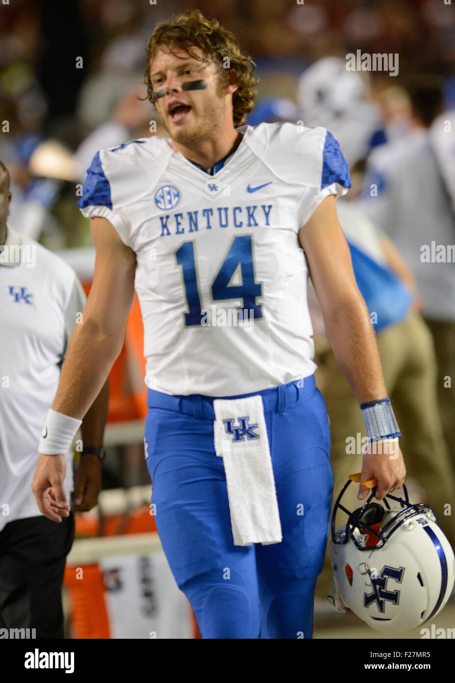 September 12 - Columbia, South Carolina, USA -.Kentucky QB Patrick ...