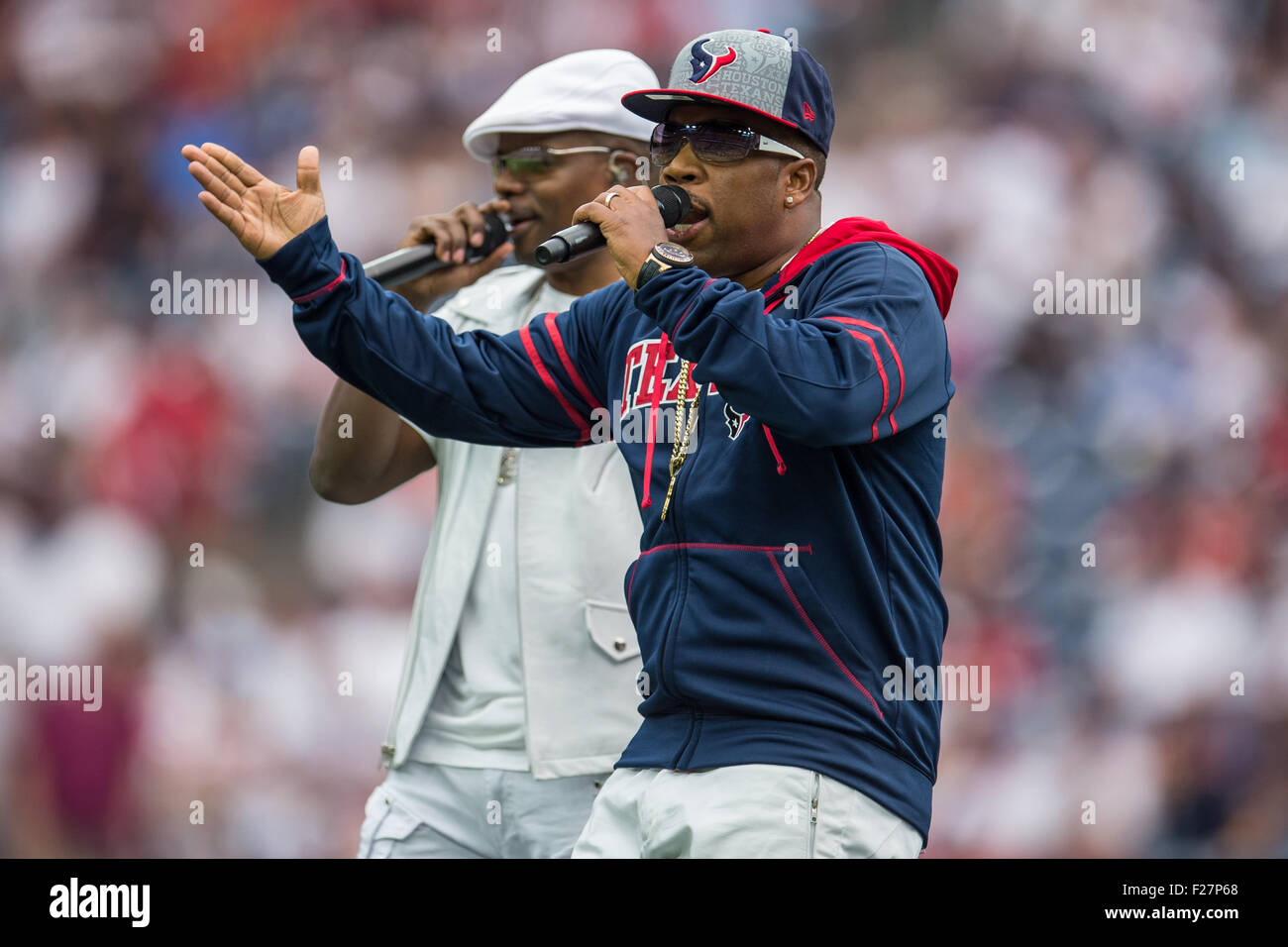 Houston, Texas, USA. 13th Sep, 2015. Musician Michael Bivins performs ...