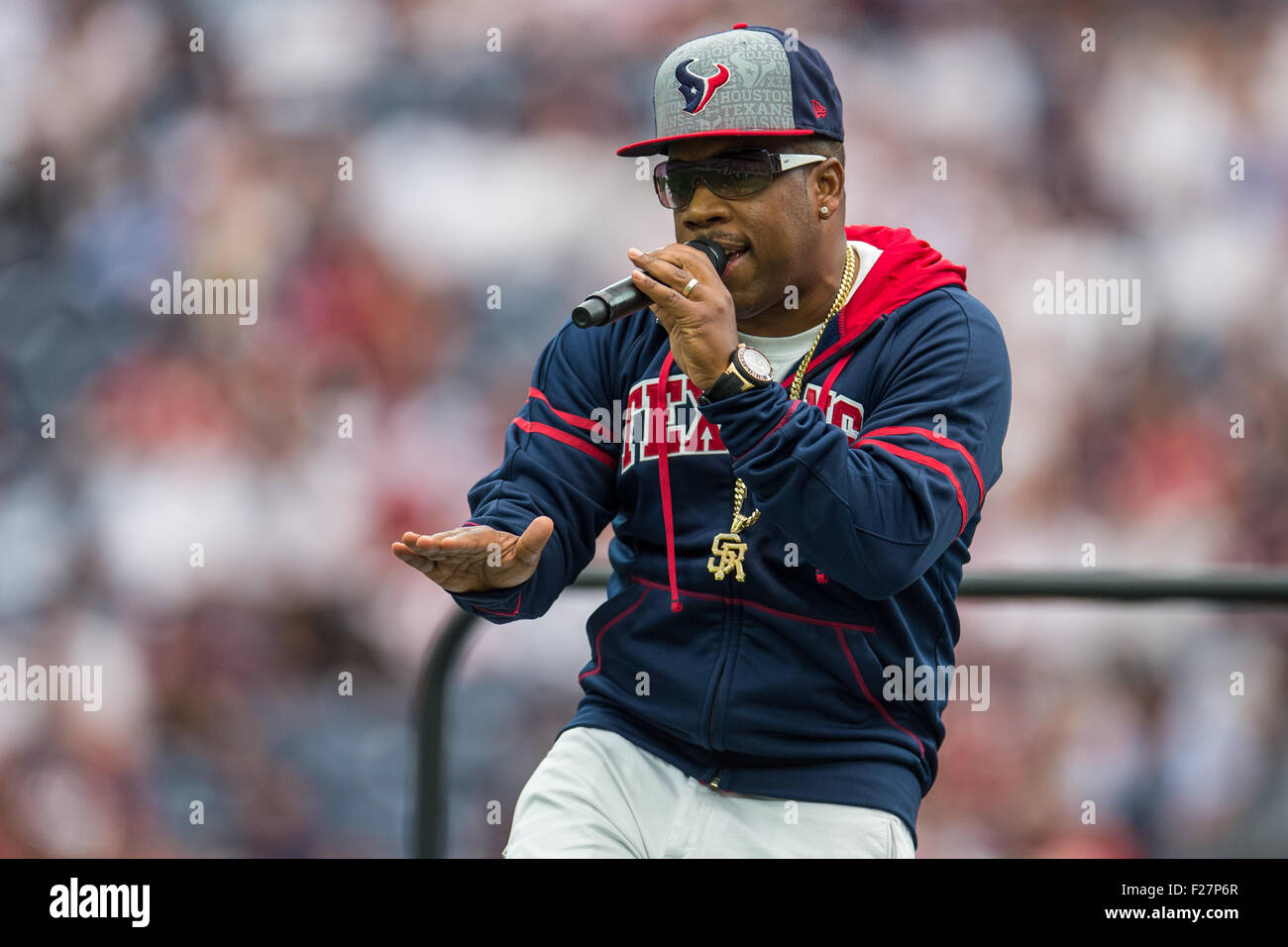 Houston, Texas, USA. 13th Sep, 2015. Musician Michael Bivins performs ...