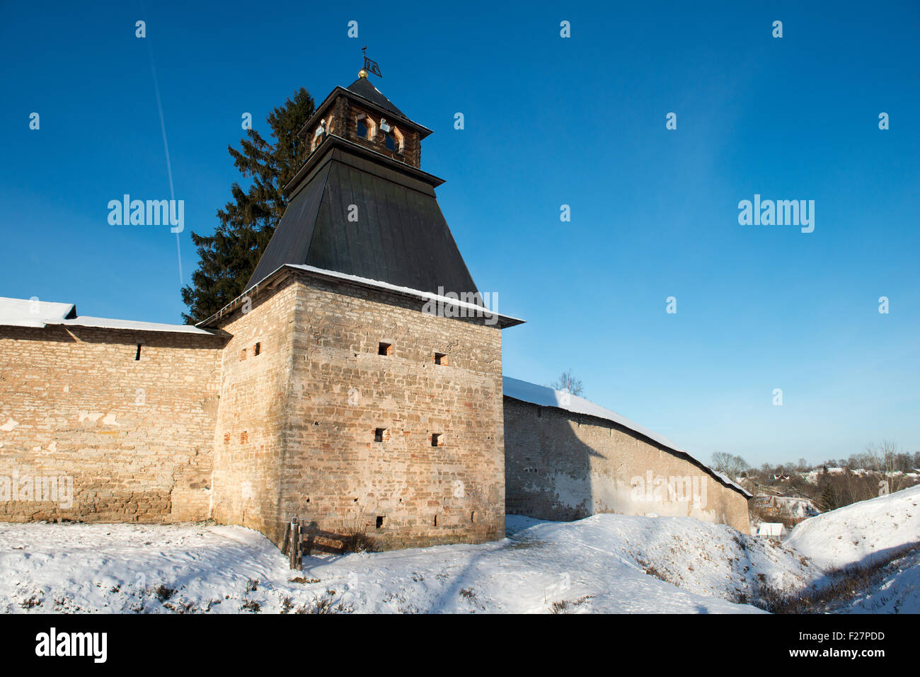 Pskov-Caves Monastery or Pskovo-Pechersky Monastery - Orthodox male ...
