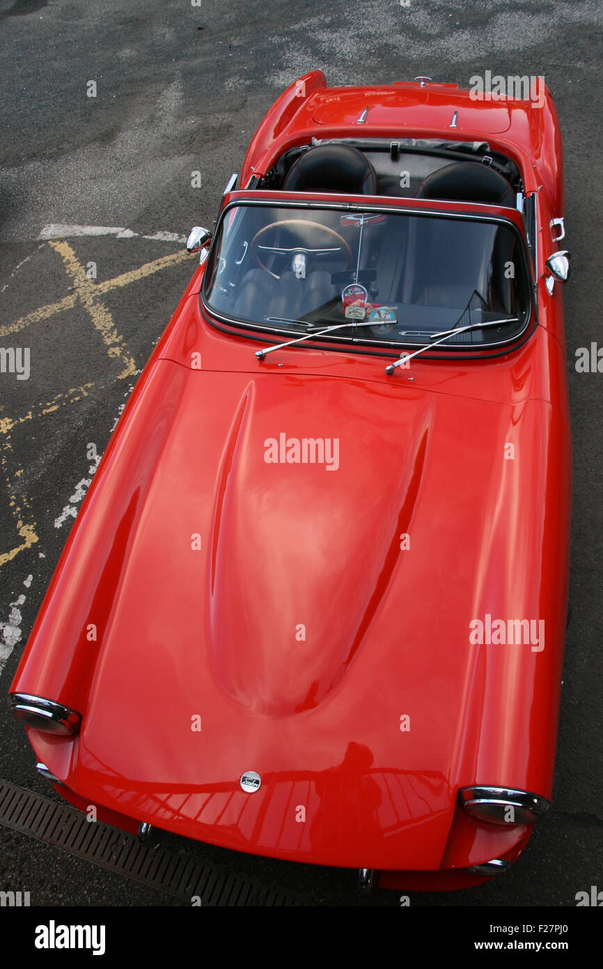 Red Sabre sports car Stock Photo - Alamy