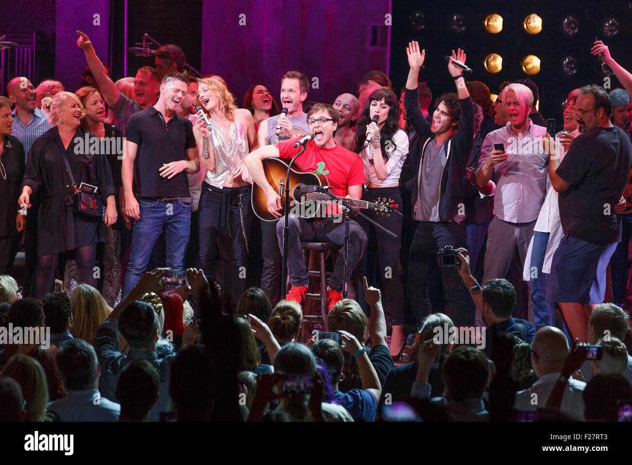 New York, NY, USA. 13th Sep, 2015. Neil Patrick Harris, Stephen Trask ...