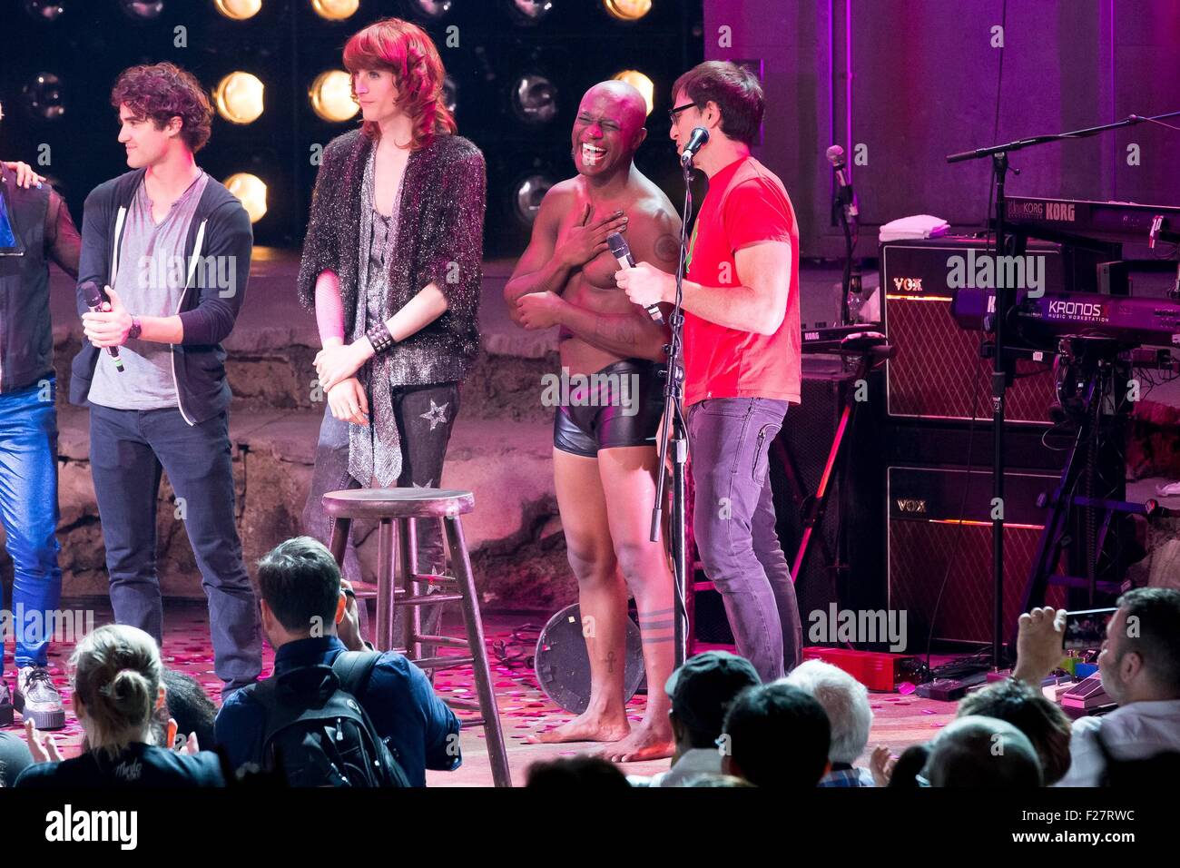 New York, NY, USA. 13th Sep, 2015. Taye Diggs, Stephen Trask in ...