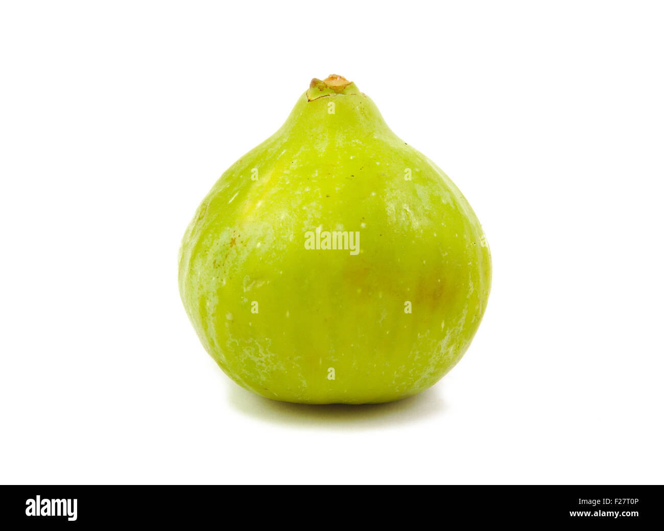 Single fresh and ripe fig isolated on white background Stock Photo - Alamy